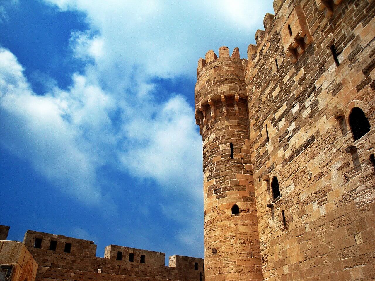 Citadel of Qaitbay in Alexandria on an area of 18,000 meters